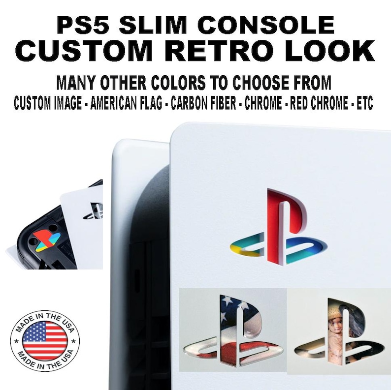 Ps5 Vinyl Classic Retro Logo Insert Underlay Slim Disc Version ...