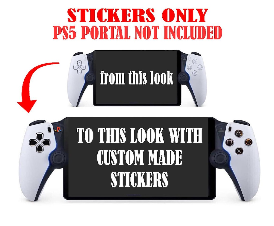 PS5 Portal Classic Button Kit PS Logo-share Buttons, X-O Buttons, Dpad ...