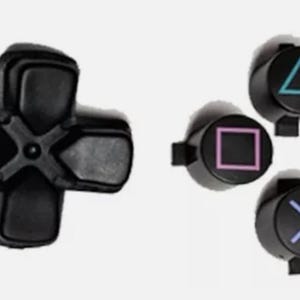 PS5 Dualsense Controller Classic Retro Buttons Kit D-pad, Home & X-O ...