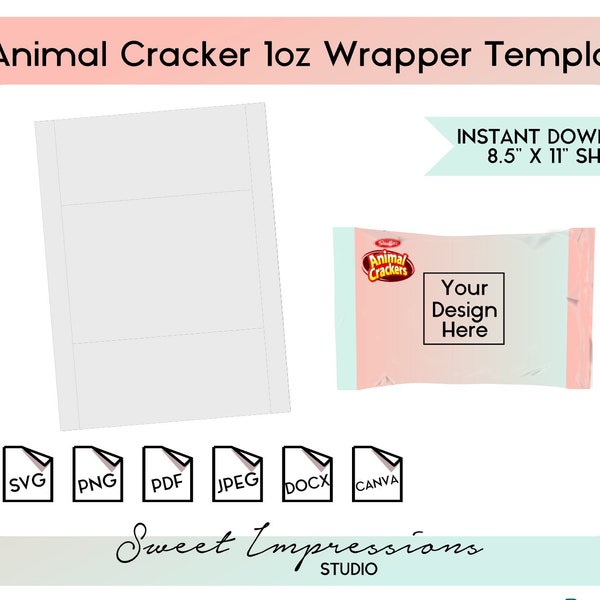 Animal Cracker Label - Etsy