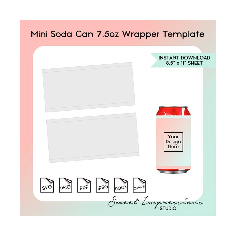 Blank Soda Can - Etsy