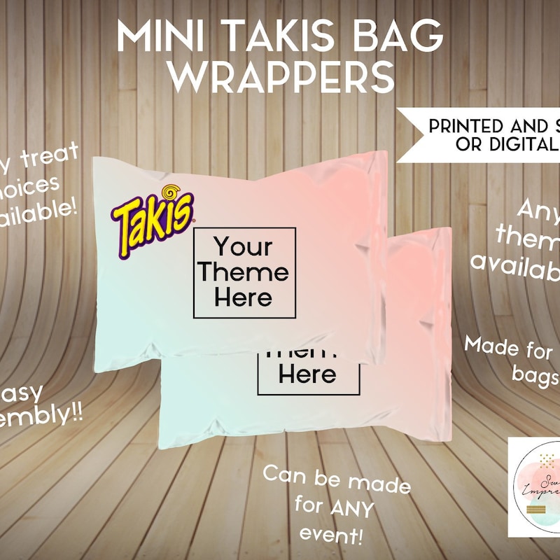 Custom Chip Bags - Etsy