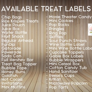 Chewy Candy Wrapper | Custom Prints or Digital File Wrapper | Birthday ...
