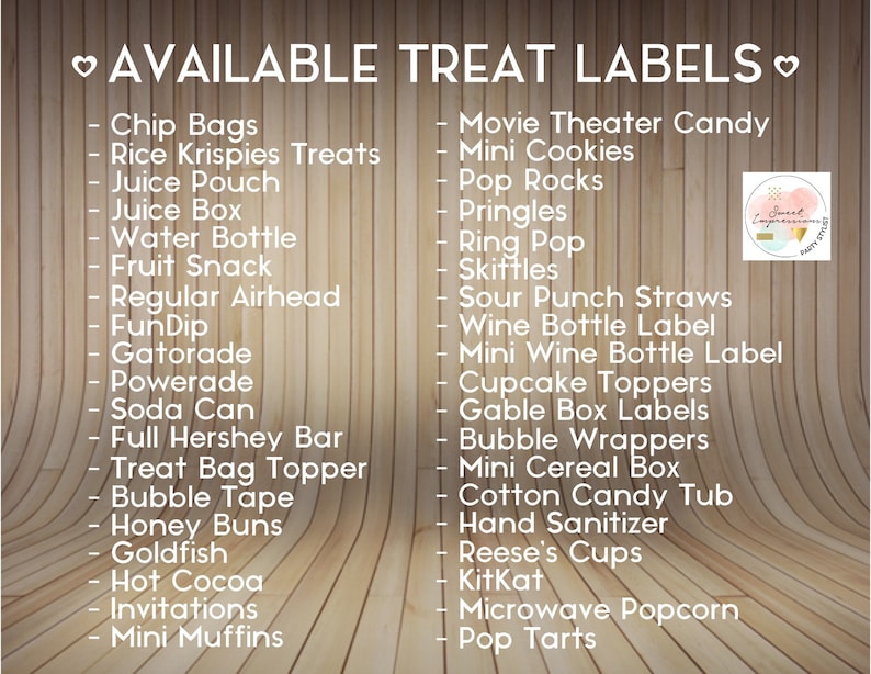 Chip Bag Custom Prints or Digital File | Birthday, Baby Shower, Wedding ...