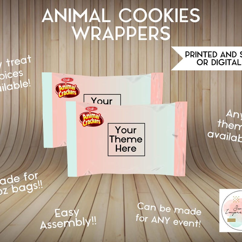 Animal Cracker Label - Etsy