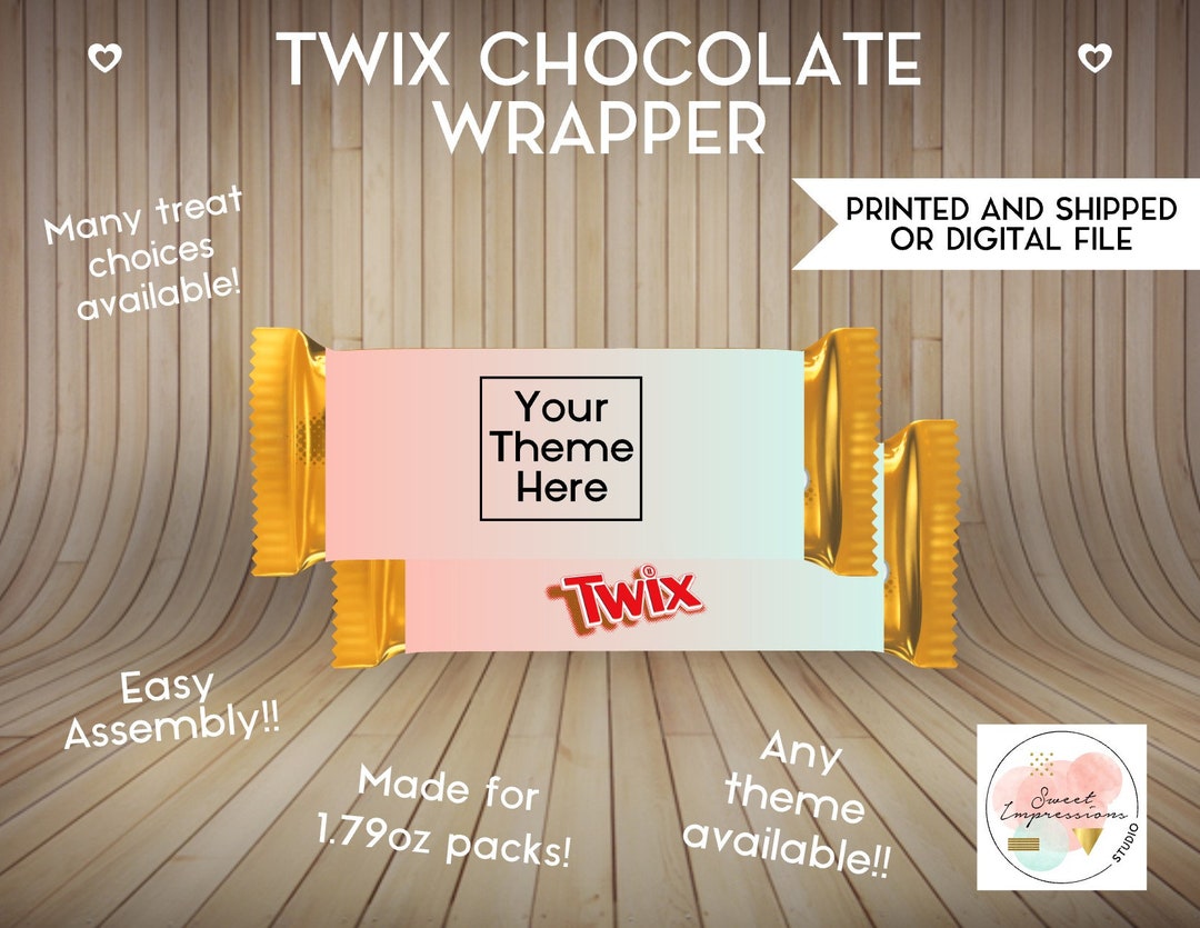 Custom Chocolate Bar Prints or Digital File Birthday, Baby Shower ...