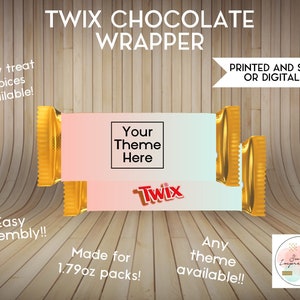 Custom Chocolate Bar Prints or Digital File Birthday, Baby Shower ...