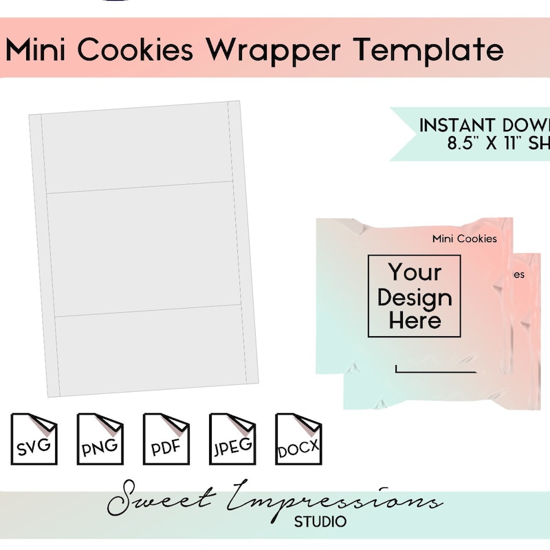 Oreo Blank Template - Etsy