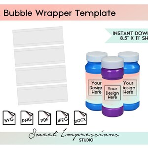 Bubble Wrapper Template Blank Template Svg, Png,pdf, Jpeg, Docx, Canva ...