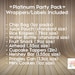 Sweet One Platinum Party Pack INSTANT DOWNLOAD Party Treats, Digital ...