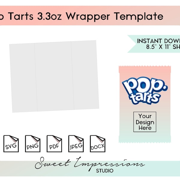 Pop Tarts Svg - Etsy