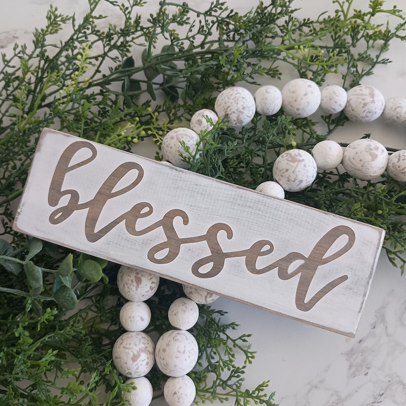 Blessed Sign - Etsy