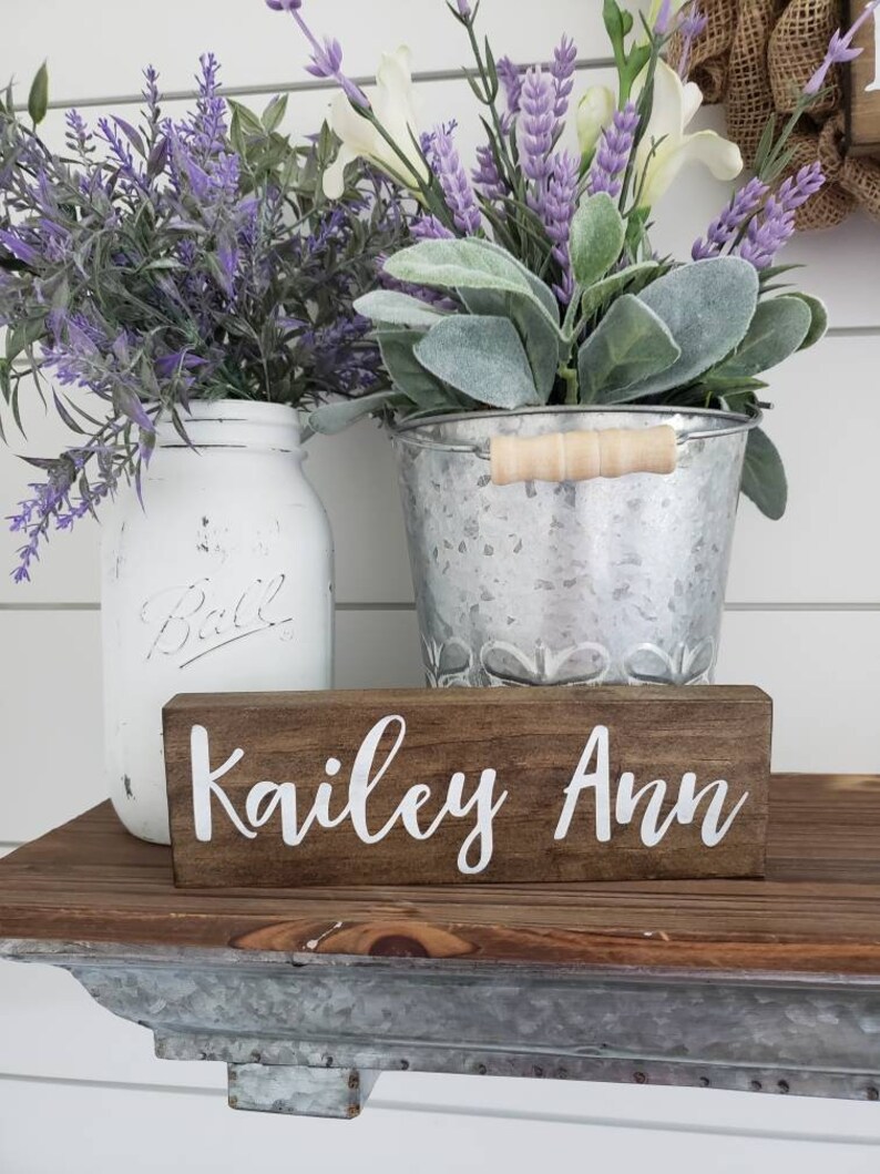 Personalized Name Signs Wooden Name Signs Personalized Sign | Etsy