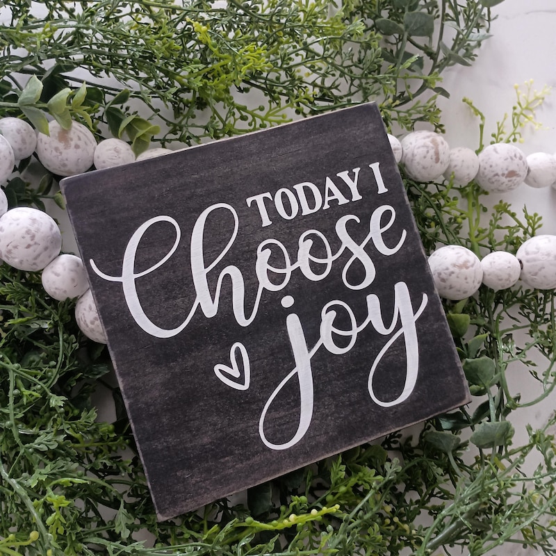 Choose Joy Sign - Etsy