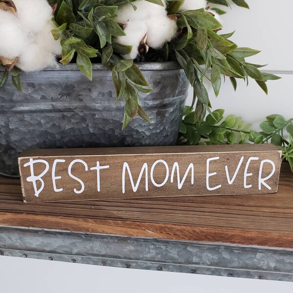 Best Mom Sign - Etsy