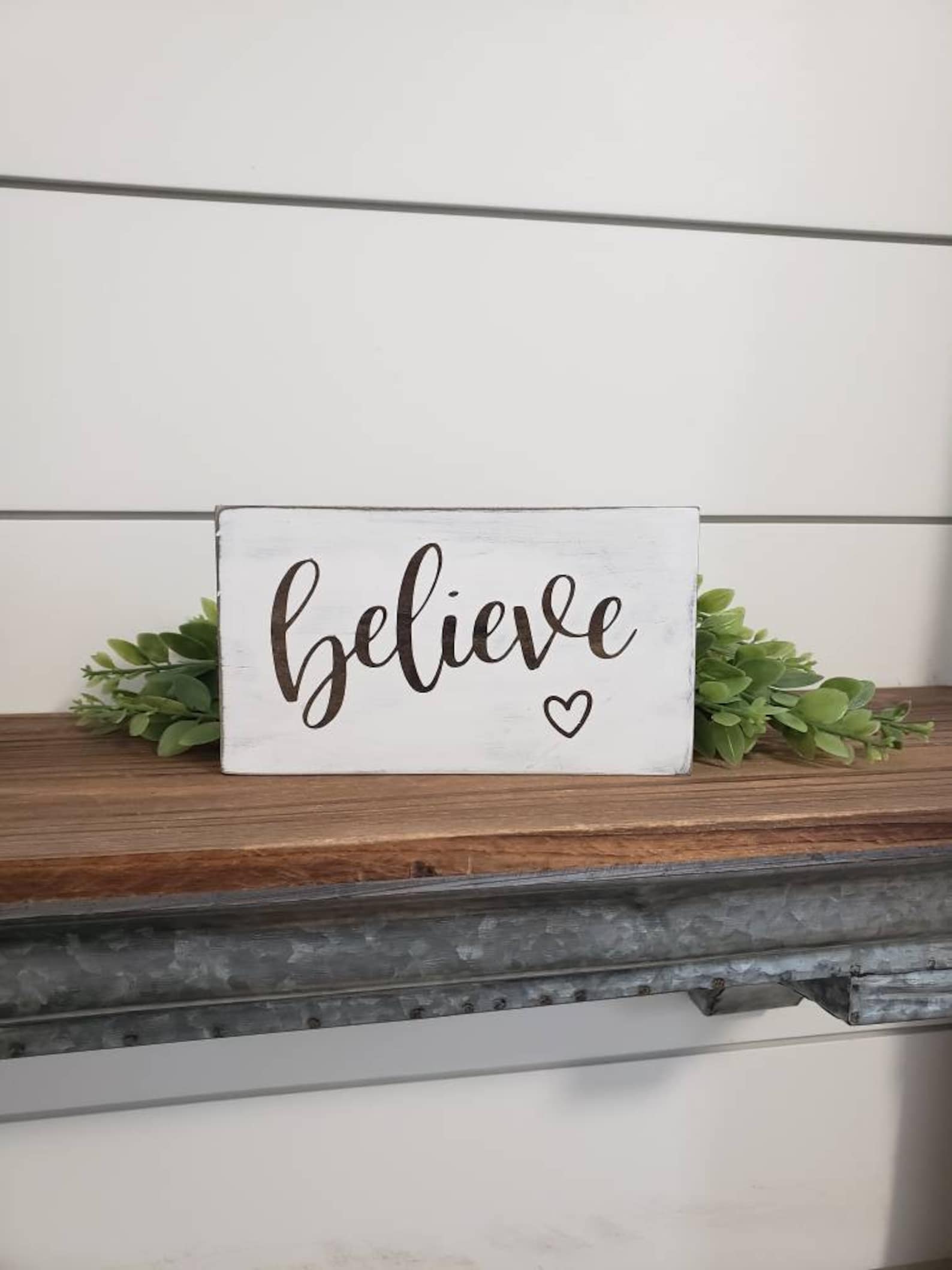 Believe Sign Believe Christmas Sign Encouragement Sign - Etsy