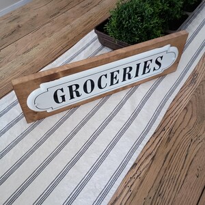 FARMHOUSE Sign, Grocery Metal Sign, Farmhouse Style Sign, Vintage Look ...