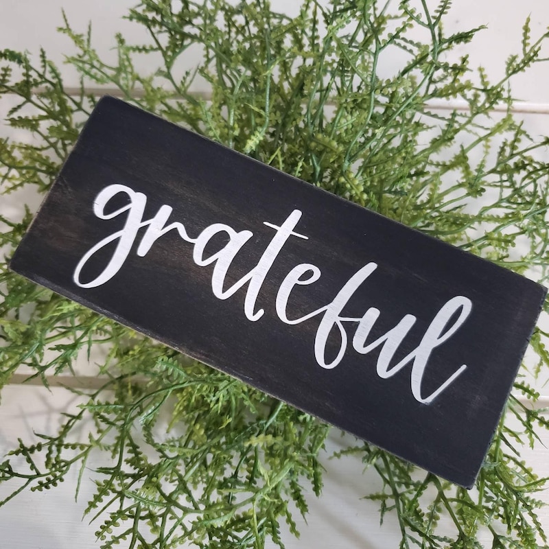 Grateful Sign - Etsy
