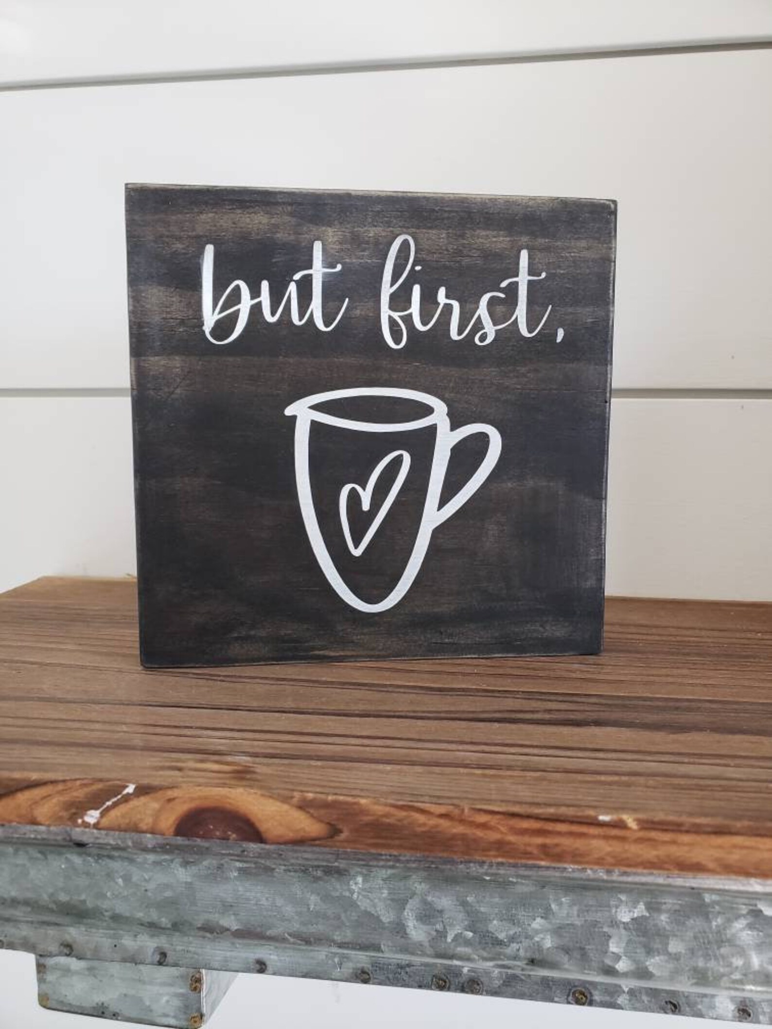 But First Coffee Wood Block but First Your Favorite Beverage - Etsy
