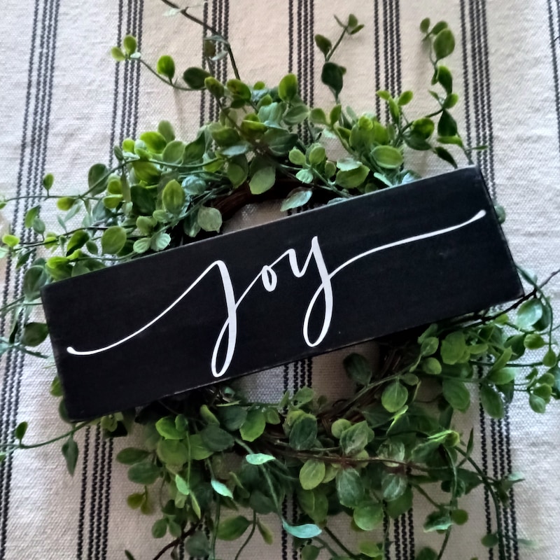 Joy Sign - Etsy