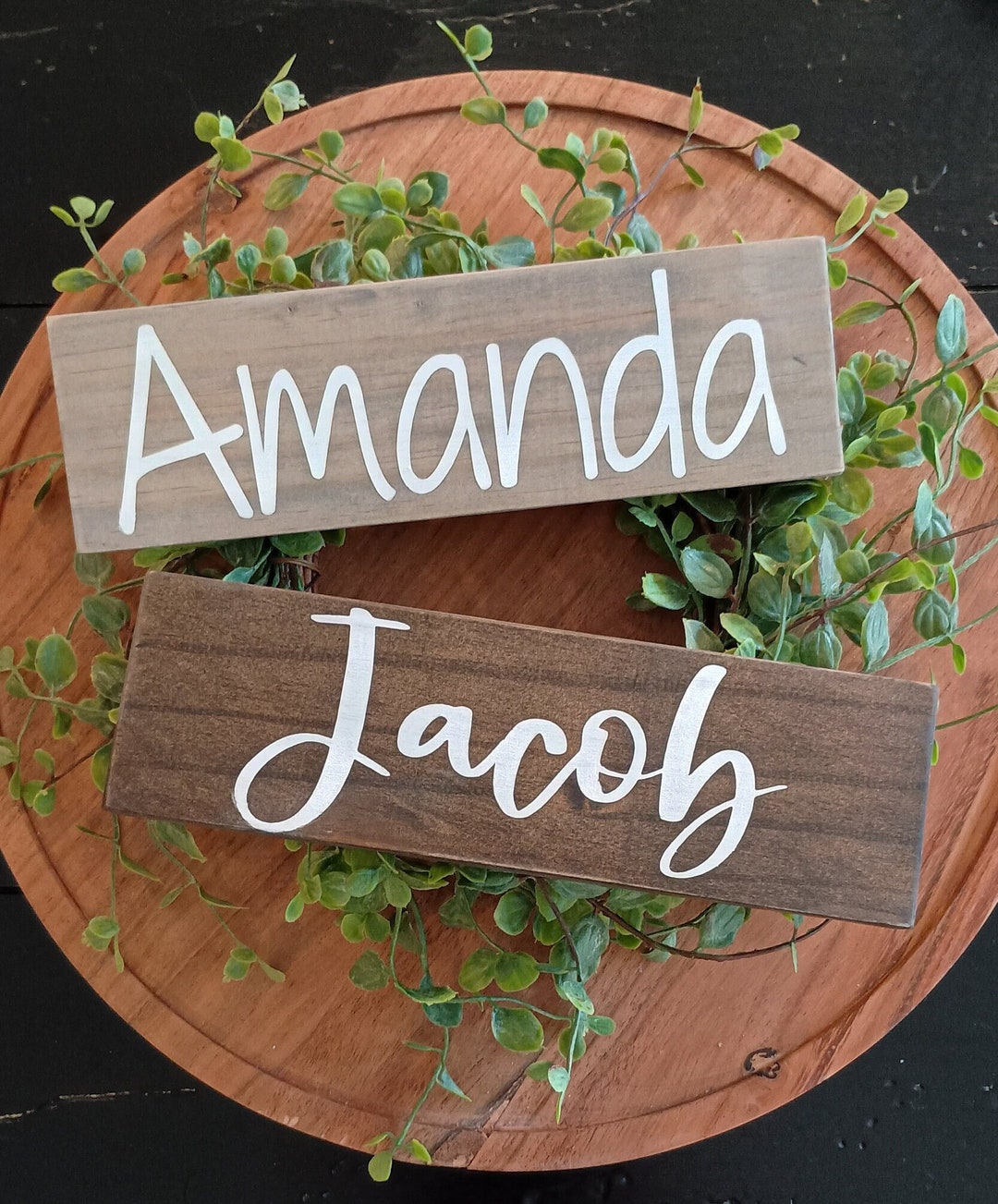 Personalized Name Signs, Wooden Name Signs, Personalized Sign, Desk ...