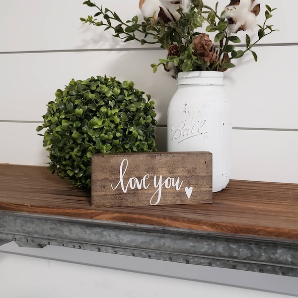 Love Wood Sign - Etsy