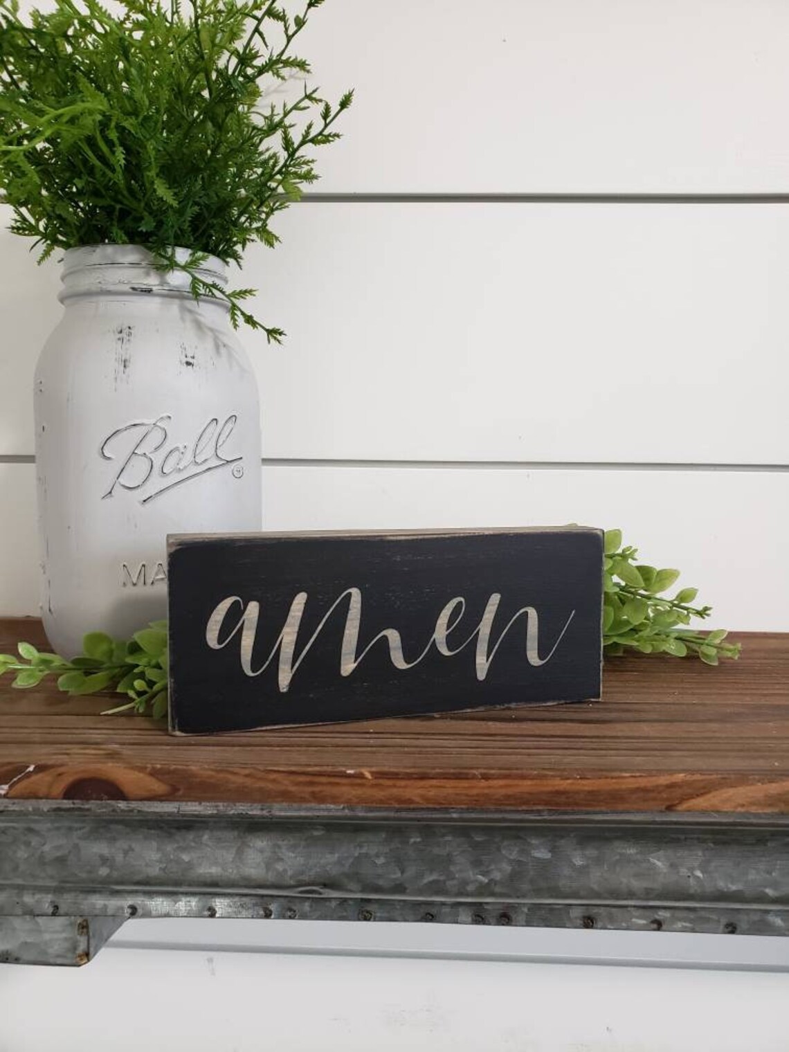 Amen Wood Sign Amen Sign Amen Religious Signs Amen Decor | Etsy