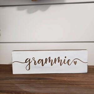 Grammie Sign, Grandmother Sign, Gift for Grandma, Gift for Grammie ...