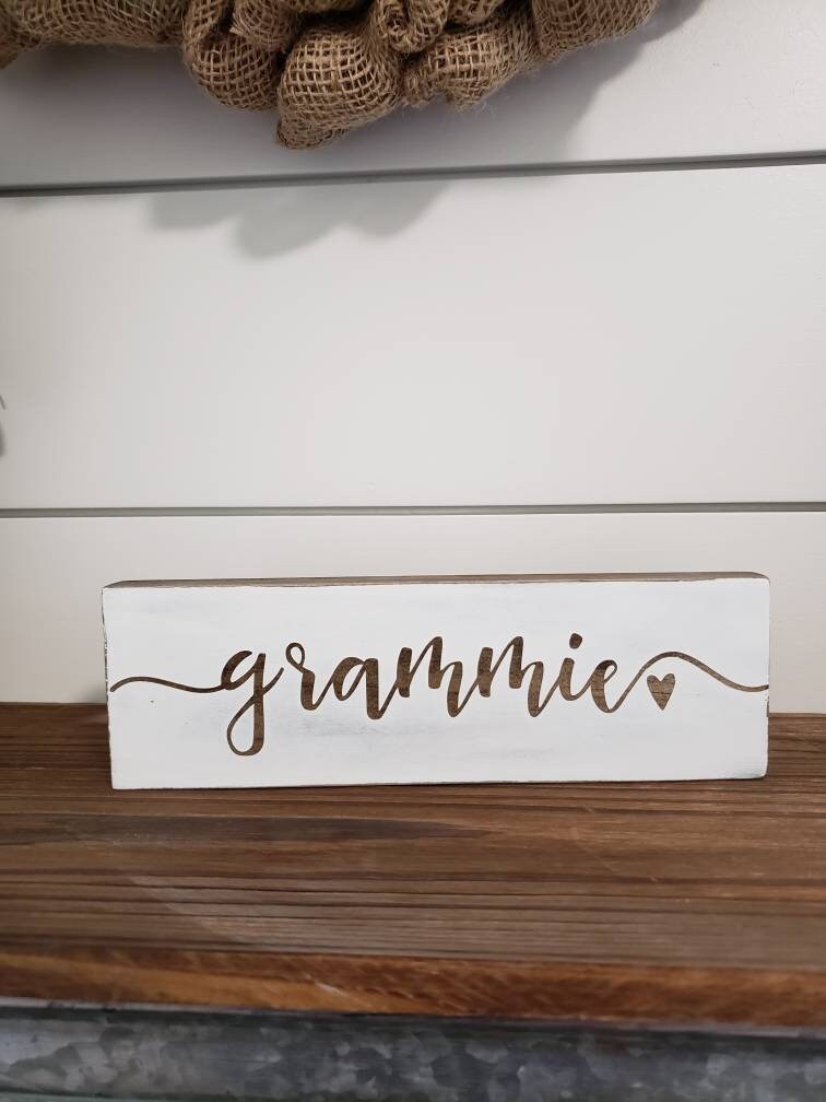 Grammie Sign Grandmother Sign Gift for Grandma Gift for | Etsy