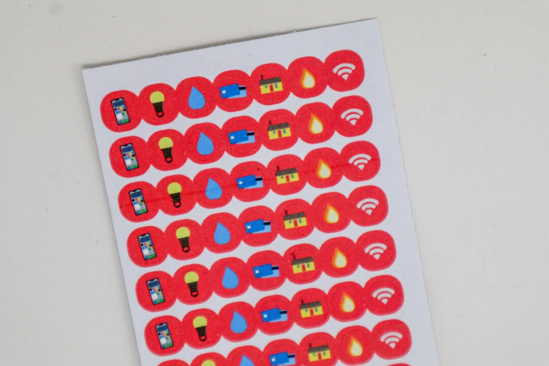 Bill Tracker Stickers - Etsy