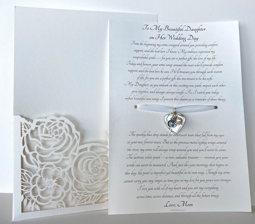 Something Blue for Bride From Mom, Slightly Imperfect, Bride Gift From ...