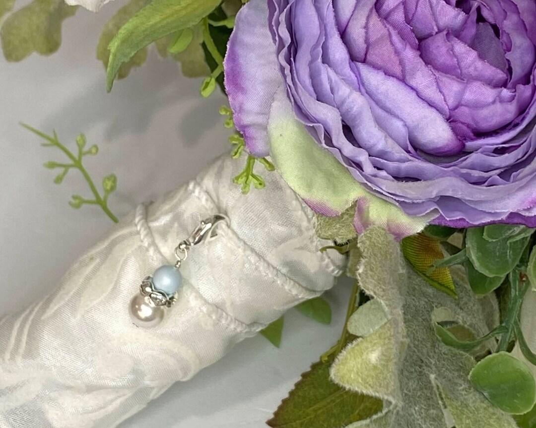 Something Blue for Bride-something Blue Charm-wedding Gown Charm ...
