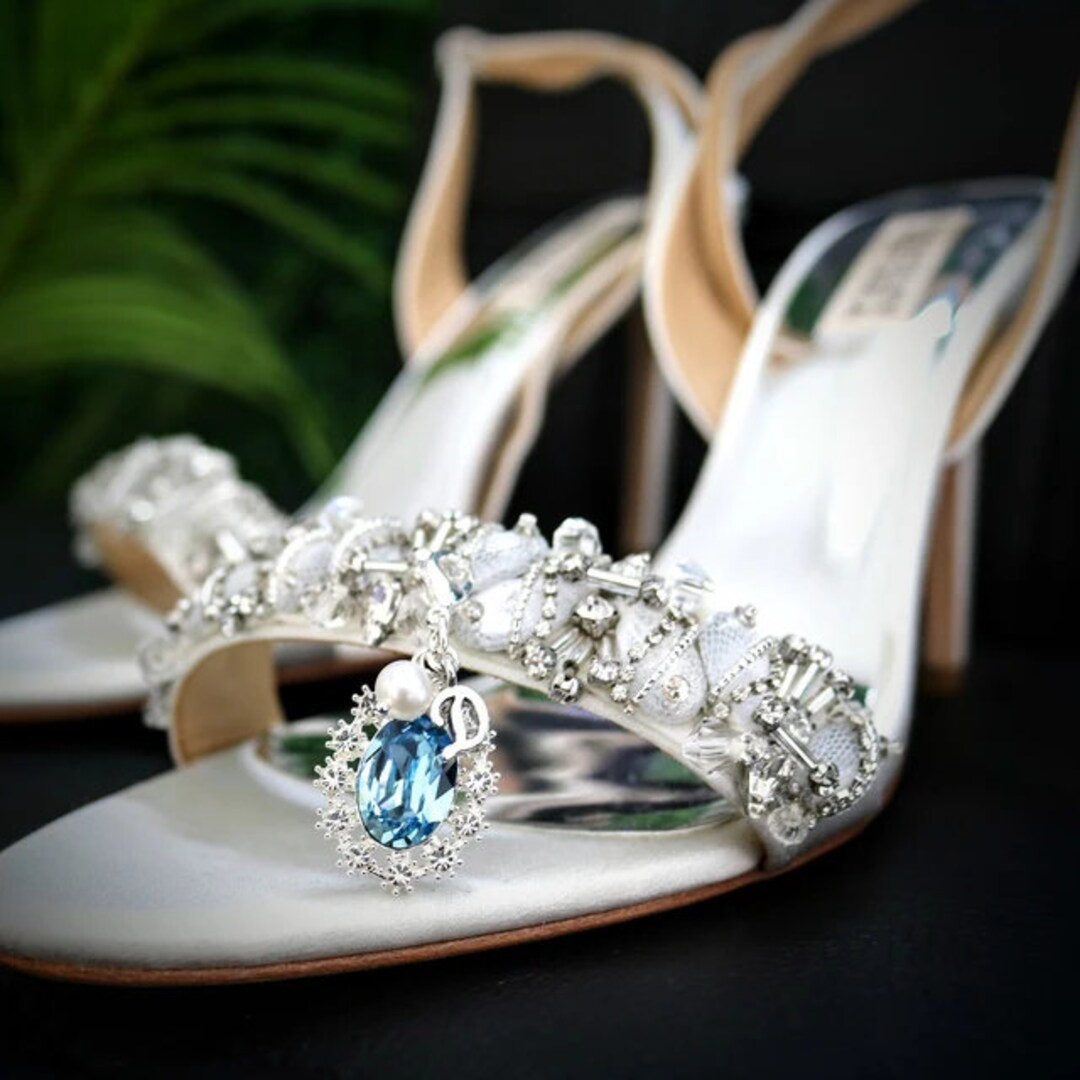 Something Blue for Bride-something Blue Charm-elegant Wedding Gown ...