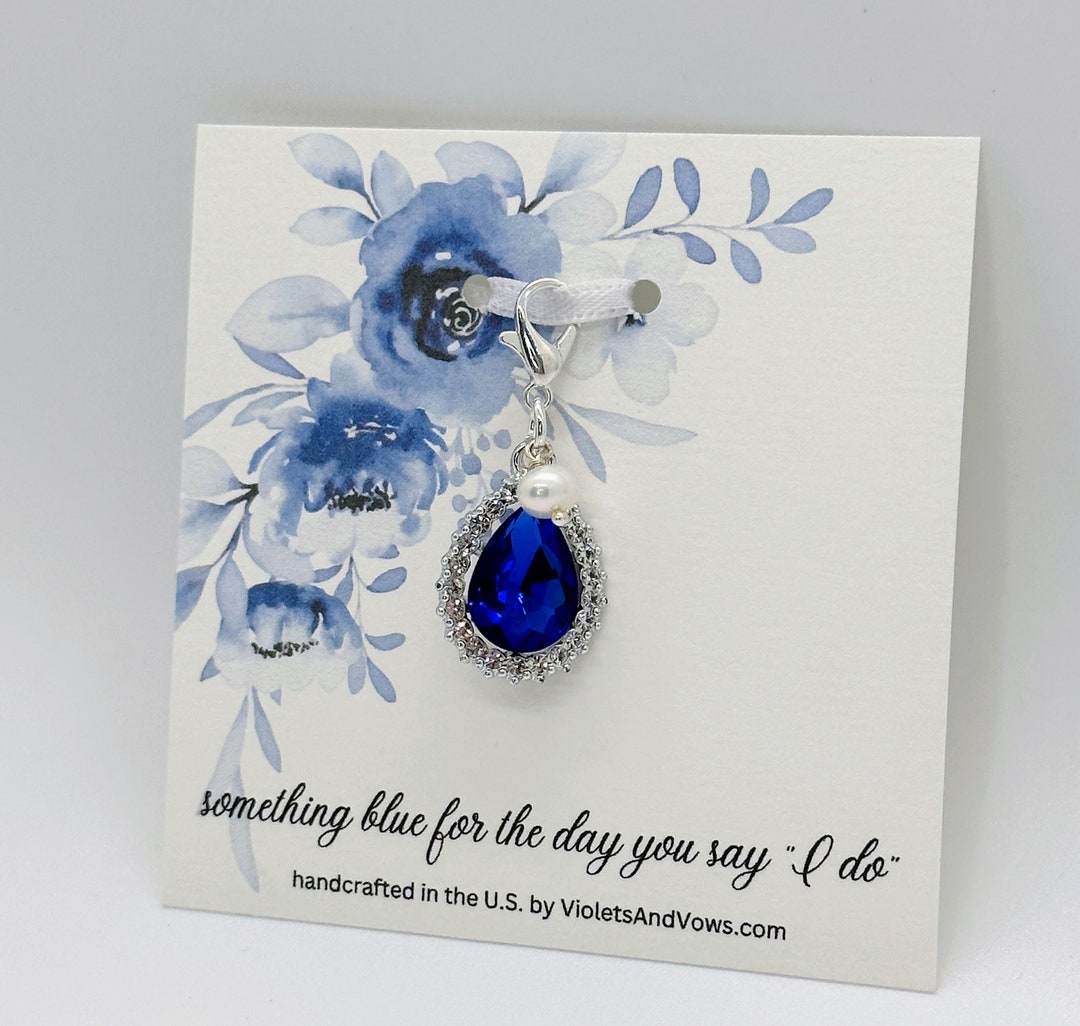 Something Blue for Bride-something Blue Charm-beach Wedding-wedding ...
