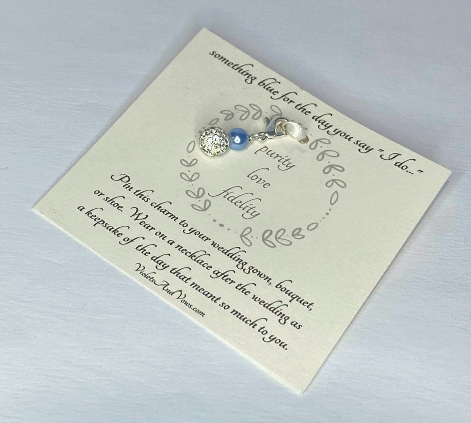 Something Blue for Bride-something Blue Charm-beach - Etsy