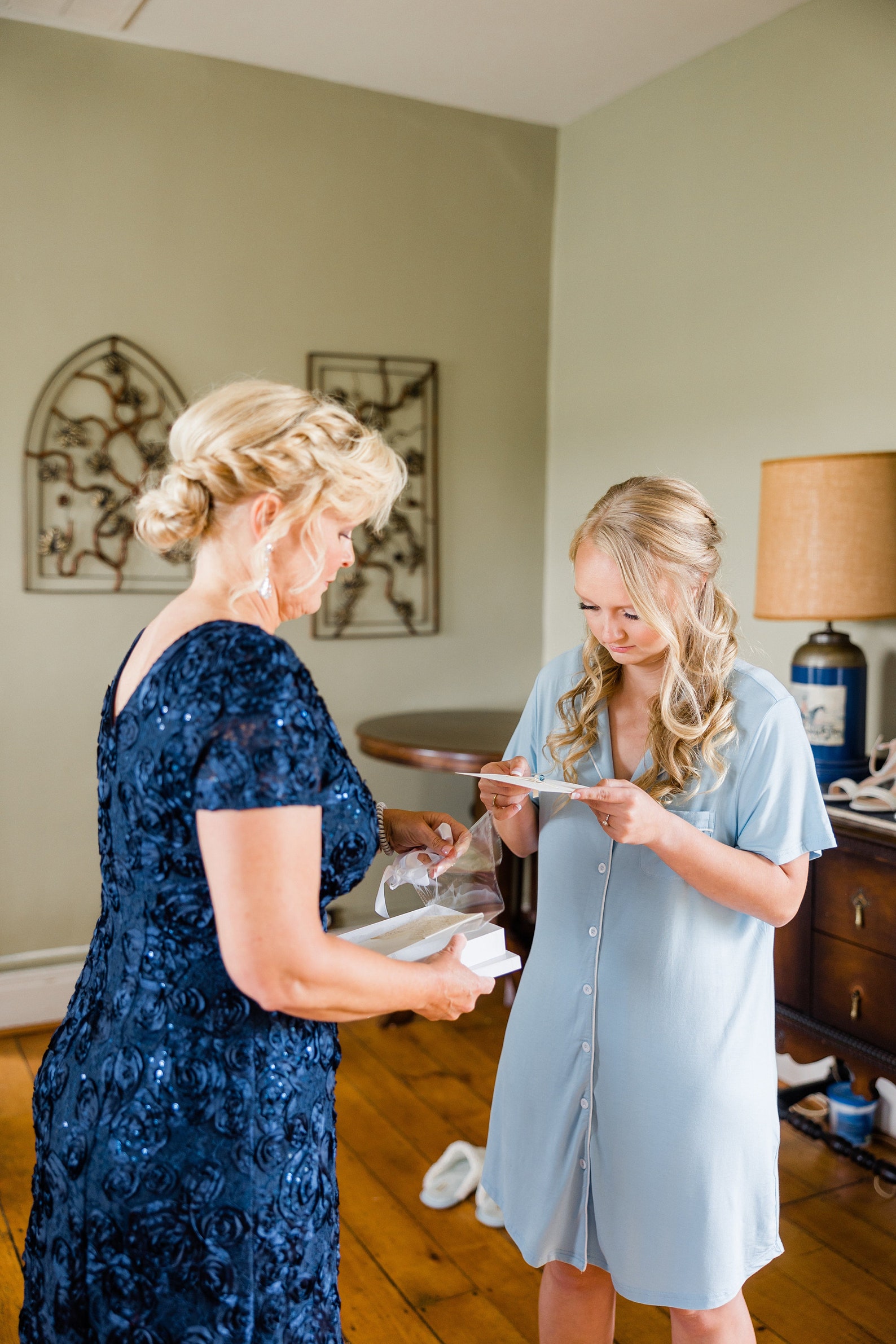 Something Blue for Bride From Mom, Gold Bride Gift From Mom, Something ...