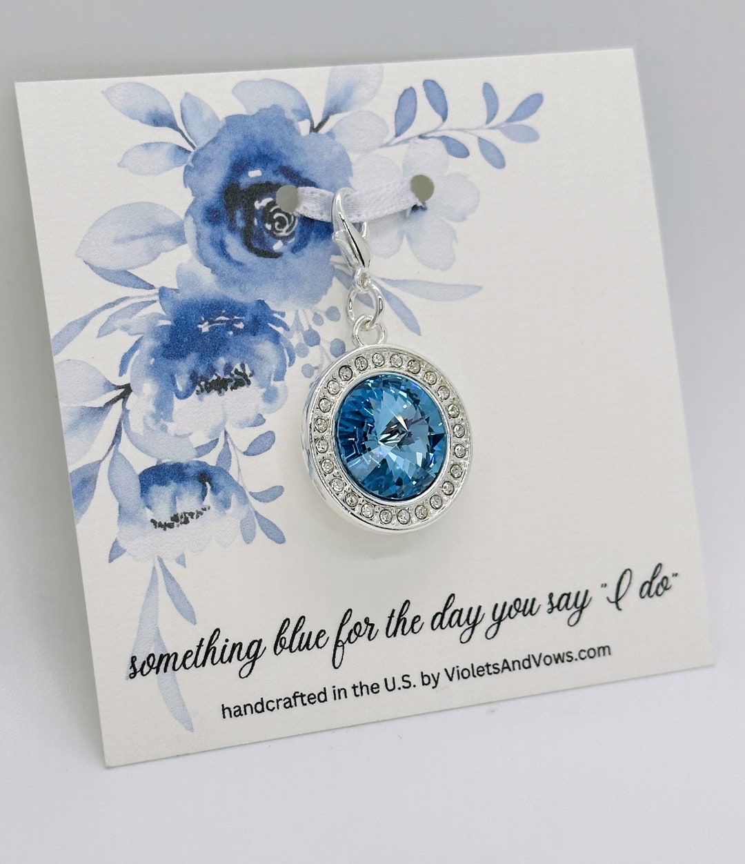 Something Blue for Bride-something Blue Charm-beach Wedding-wedding ...