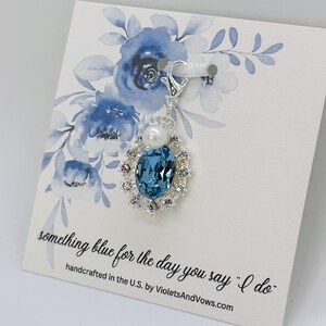 Something Blue for Bride-something Blue Charm-elegant Wedding Gown ...