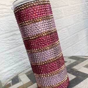 Valentine's Day Gift for Girlfriend-rose Gold-bling Cup-bling Tumbler ...