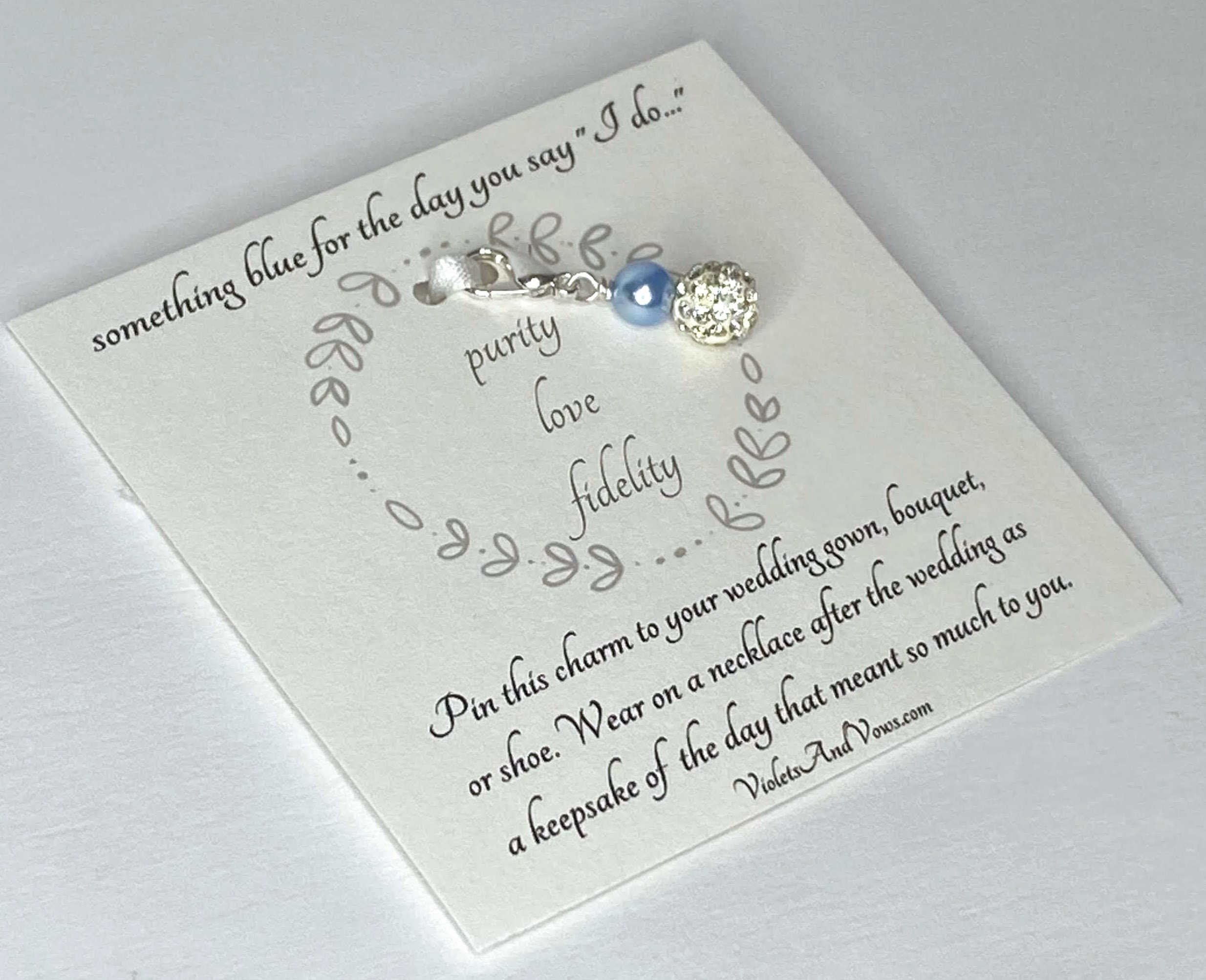 Something Blue for Bride-something Blue Charm-beach - Etsy