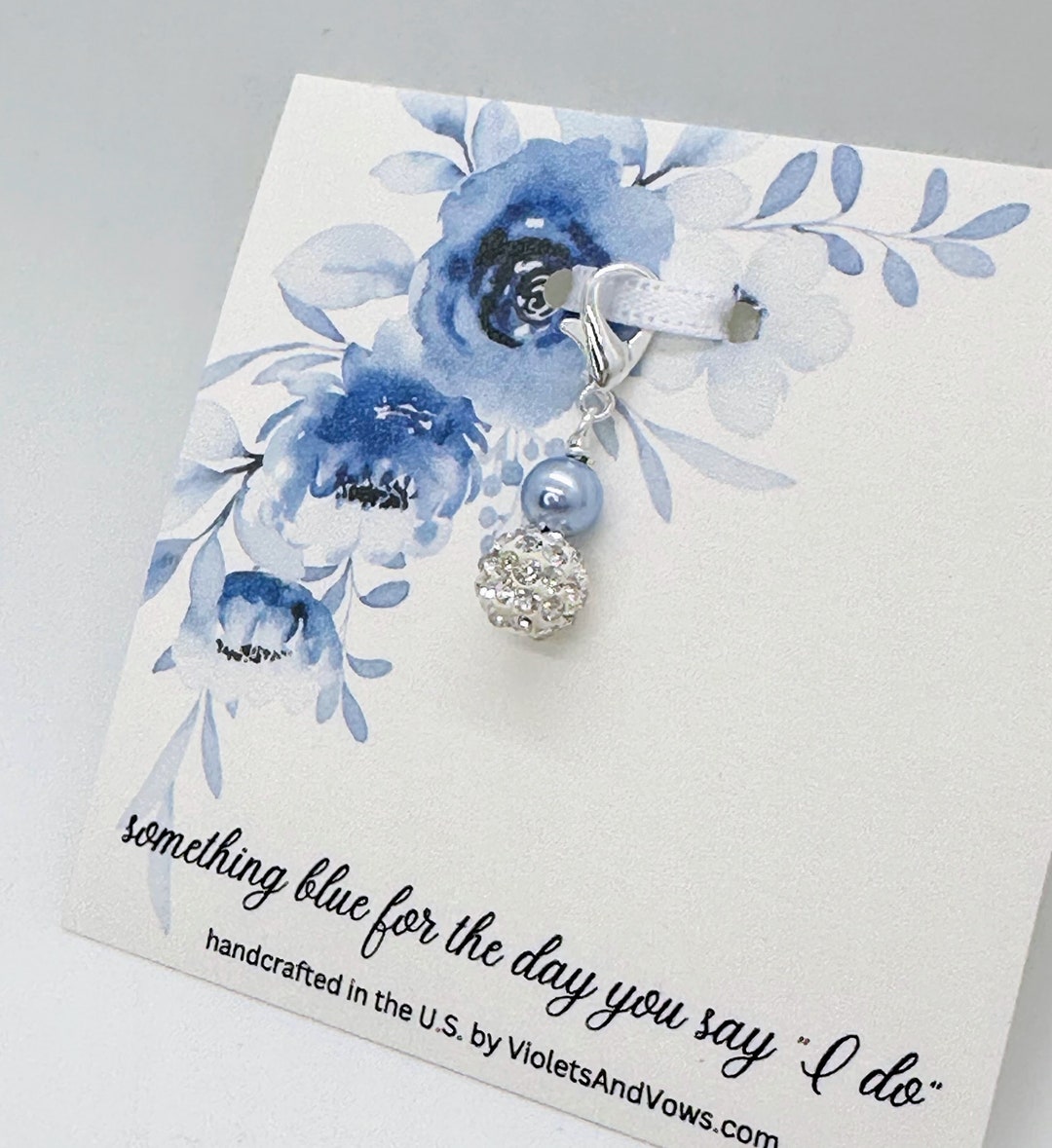 Something Blue for Bride-something Blue Charm-beach Wedding-wedding ...