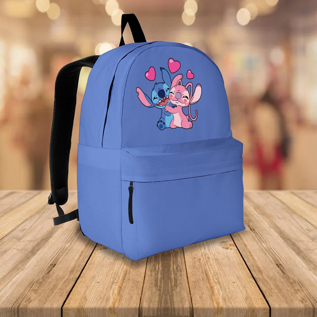 Stitch and Angel Backpack, Stitch Back to School Bag, Office Bag ...