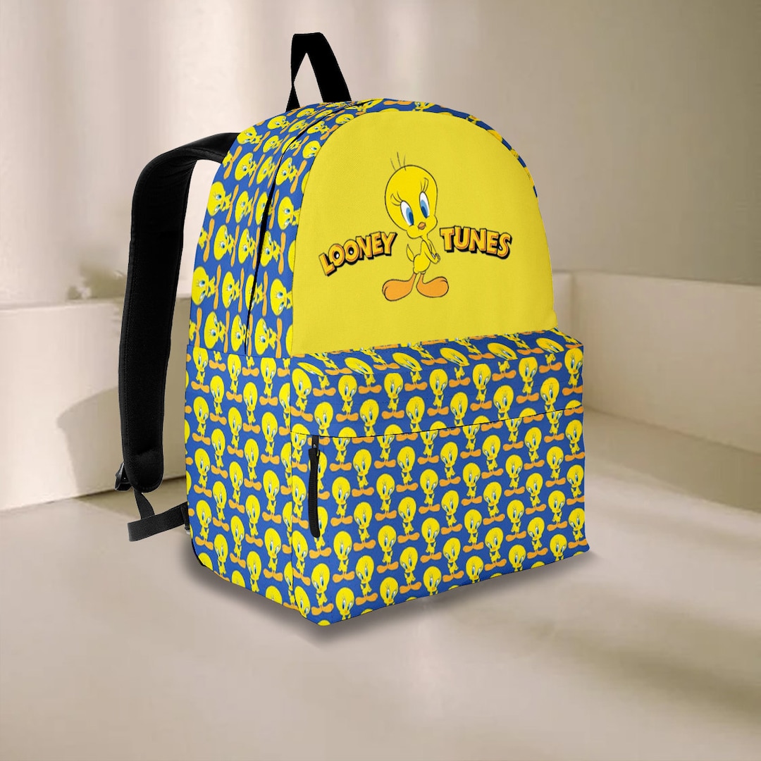 Tweety Bird Backpack, Looney Tunes Back to School Bag, Office Bag ...