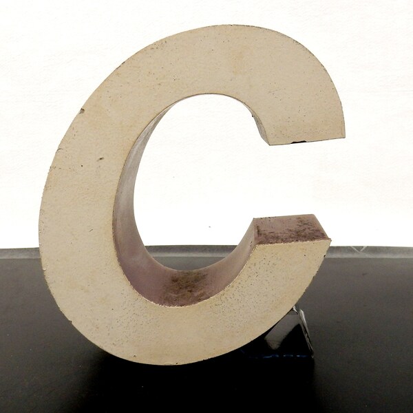 Metal Letter C - Etsy