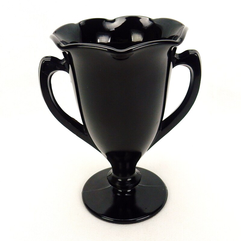 Black Amethyst Vase - Etsy