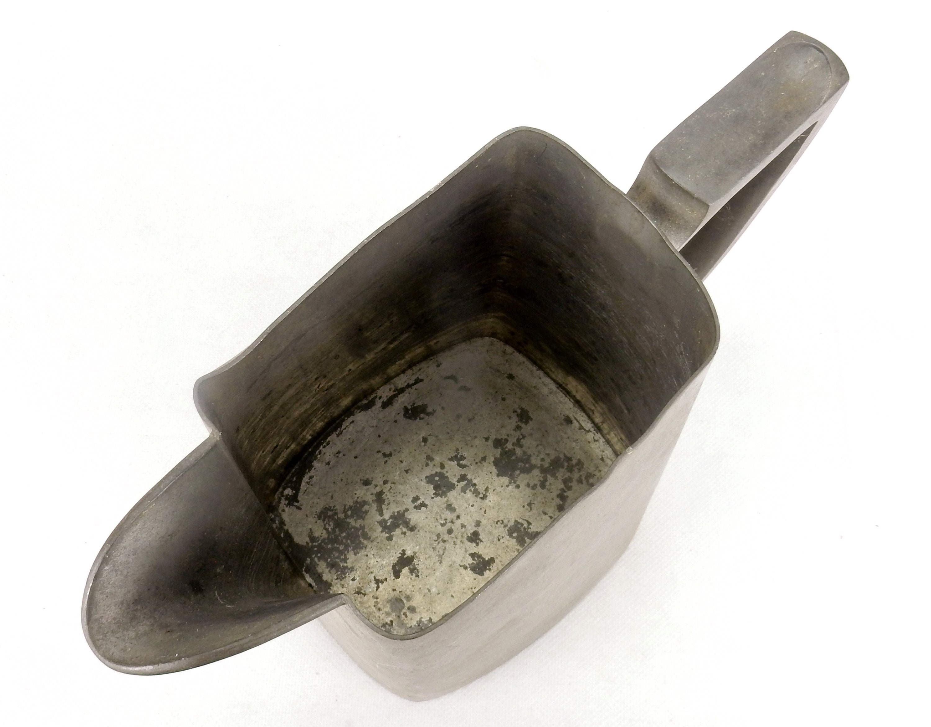 Rectangle Pewter Water Pitcher Squared Bar Handle Queen City - Etsy ...