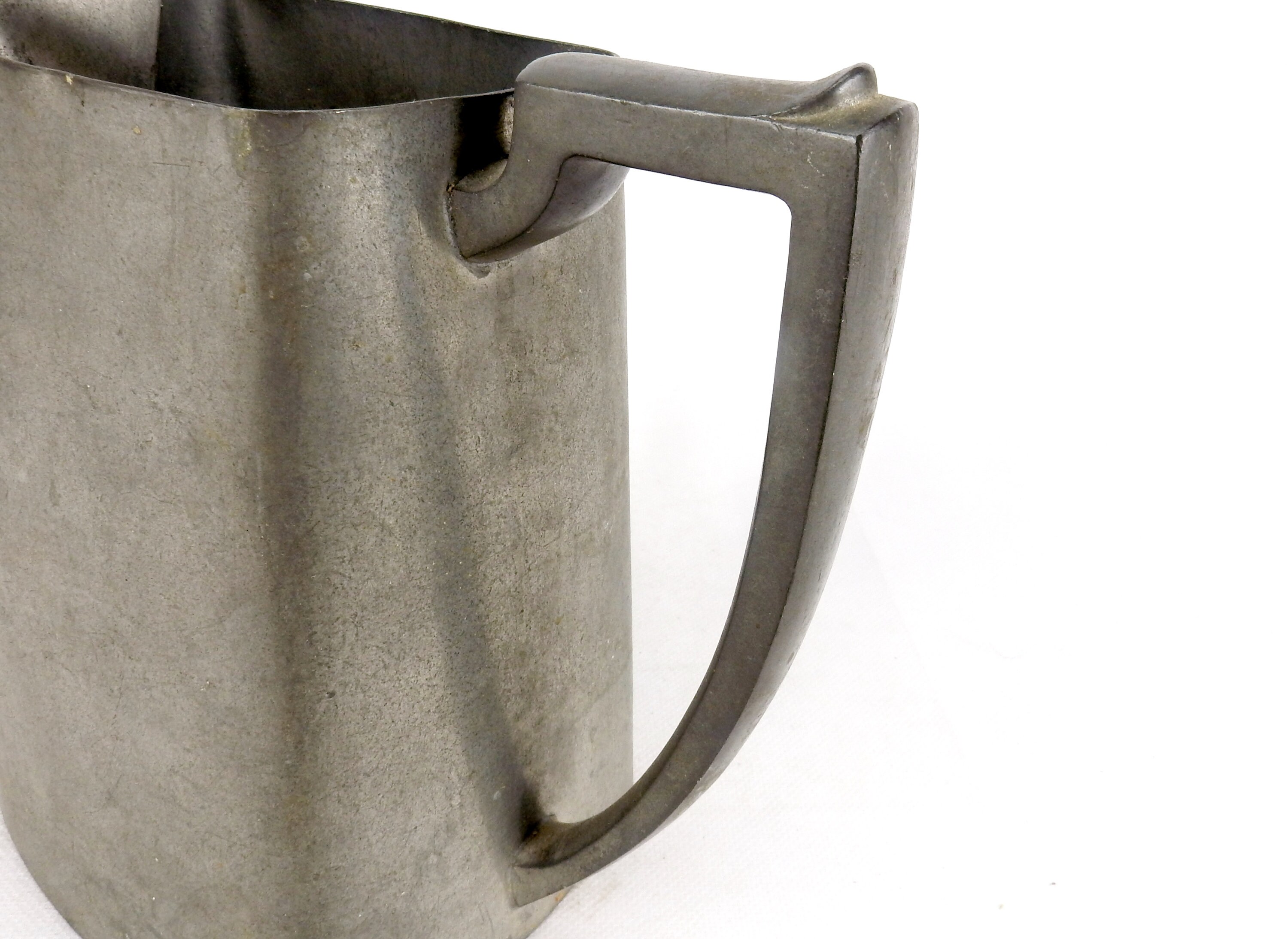 Rectangle Pewter Water Pitcher Squared Bar Handle Queen City - Etsy ...