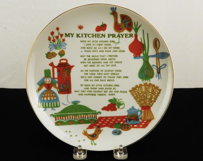 My Kitchen Prayer Wall Plaque - Etsy