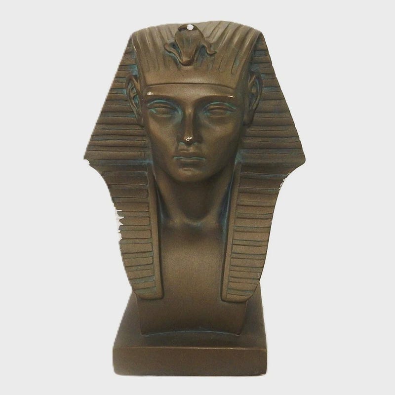 Tutankhamun Bronze Statue - Etsy
