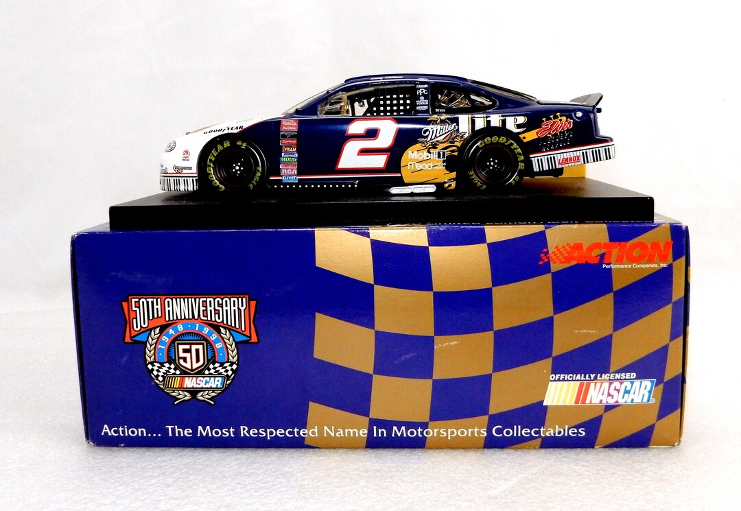 Rusty Wallace 1:24 Die Cast Car, NASCAR, 1998 Ford Taurus, Elvis ...
